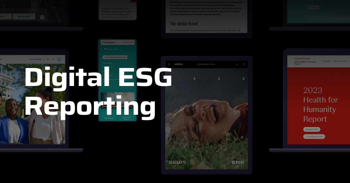 Digital ESG Reporting - Home